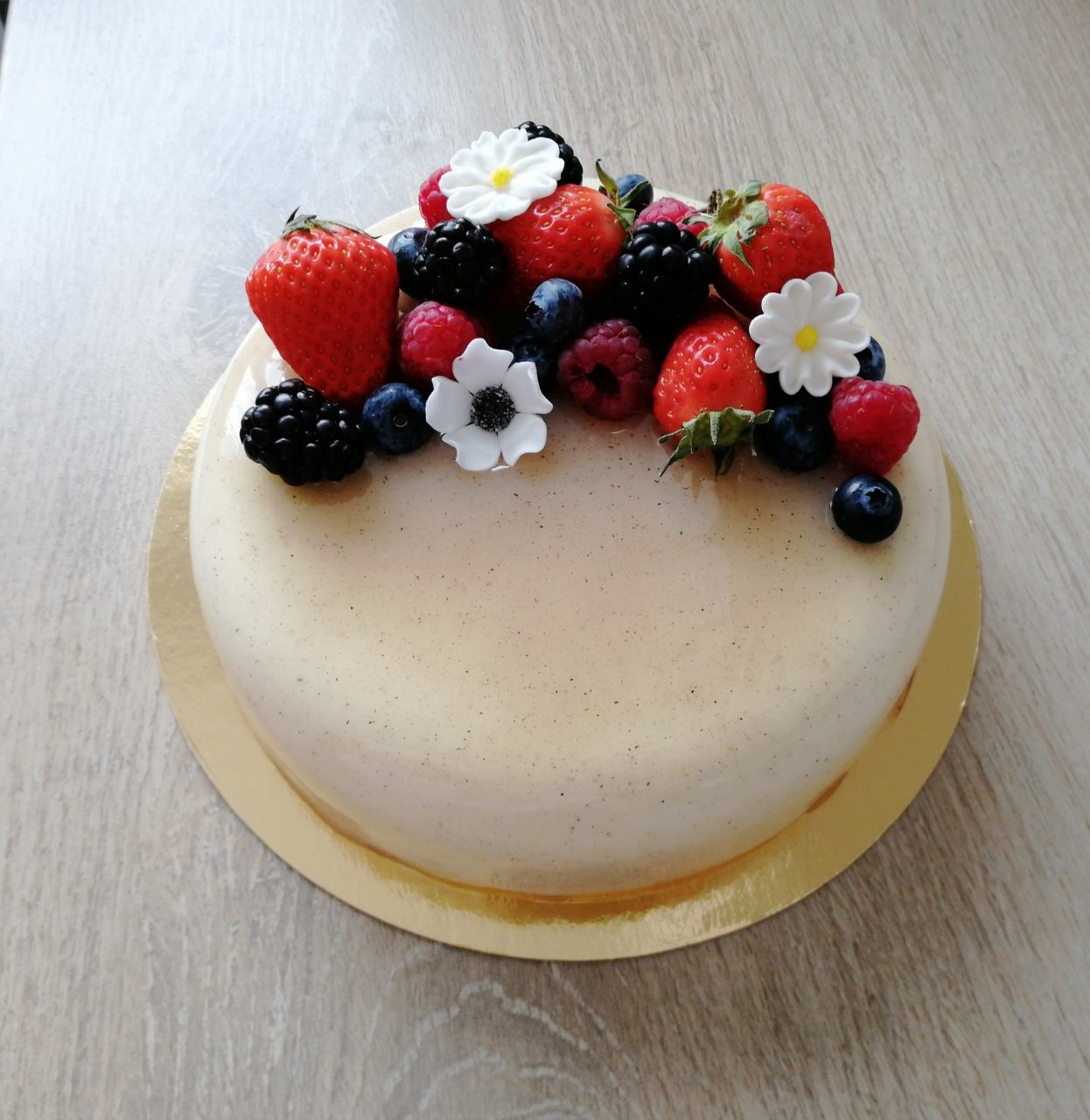 Entremet cheescake aux fruits rouges :: Virginiecuisine